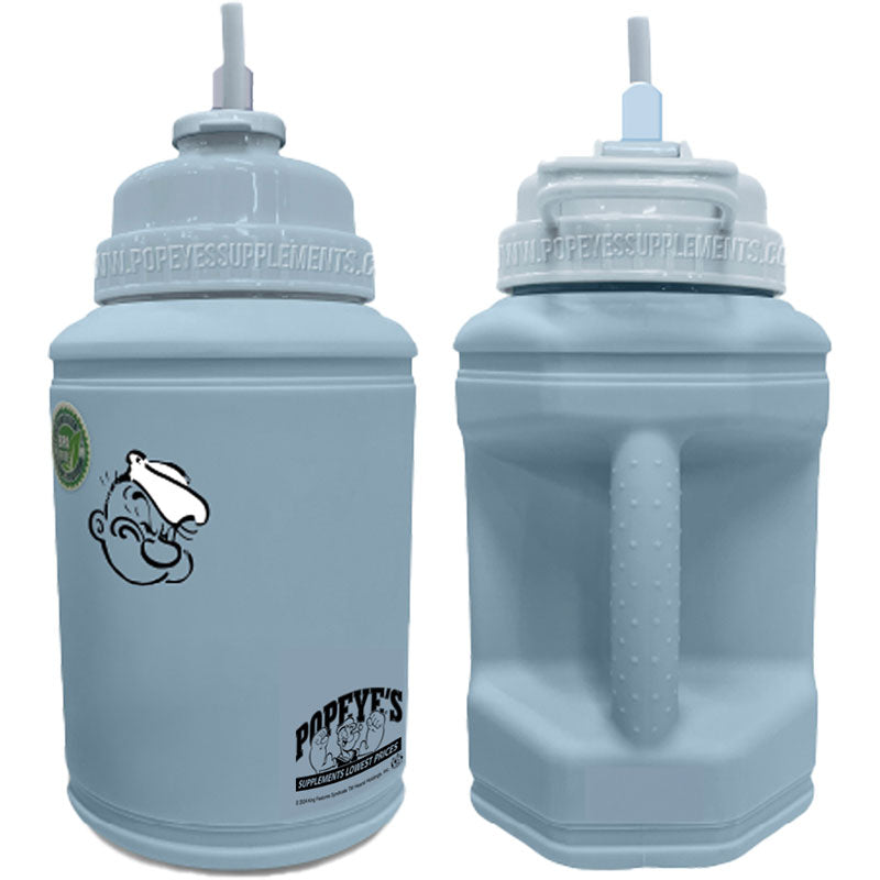 Popeyes Gear Power Jug Flip N Sip Light Blue